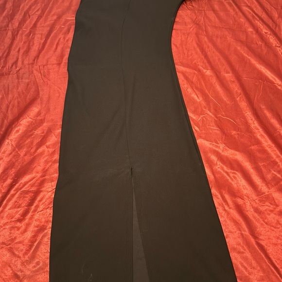 Zara | Dresses | Zara Elegant Black Asymmetrical Dress | Poshmark